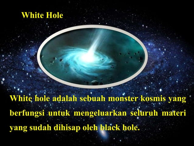 Media Pembelajaran berbentuk PPT tentang Black Hole | PPTX