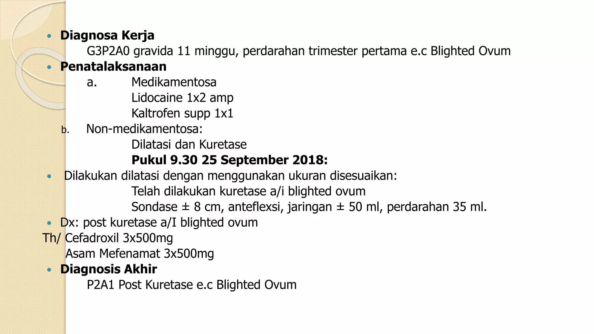 Ppt blighted ovum | PPTX