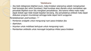 Ppt blighted ovum | PPTX