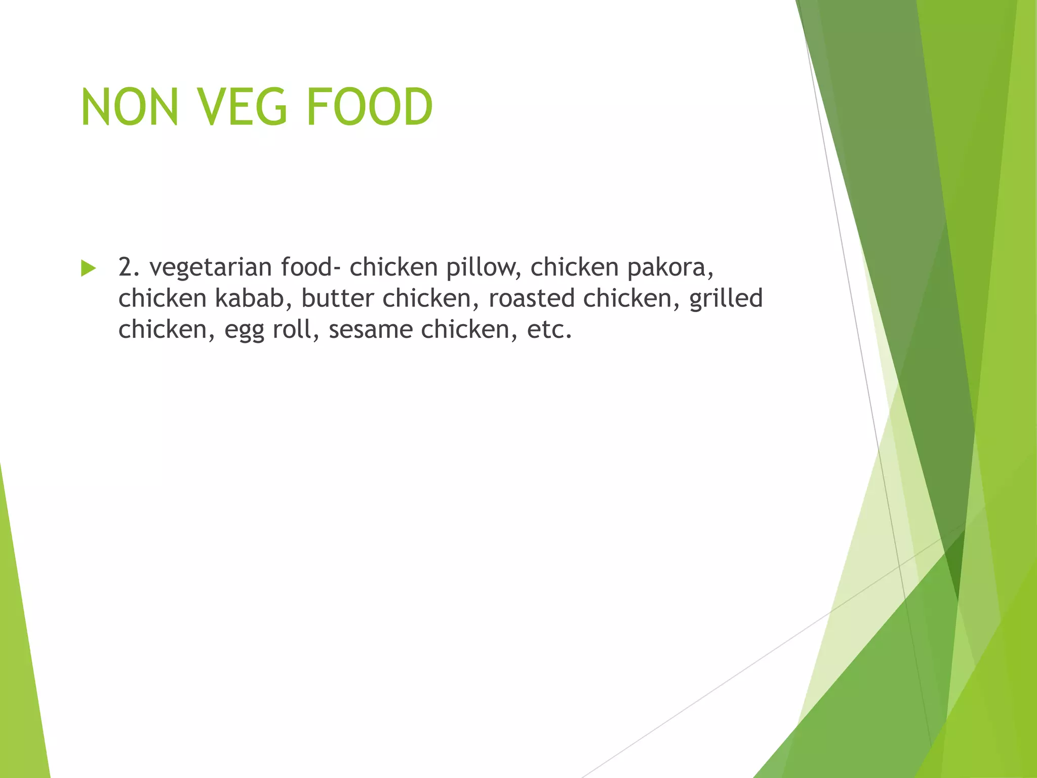 TYPES OF FOODS SERVED IN HOTELS | PPTX