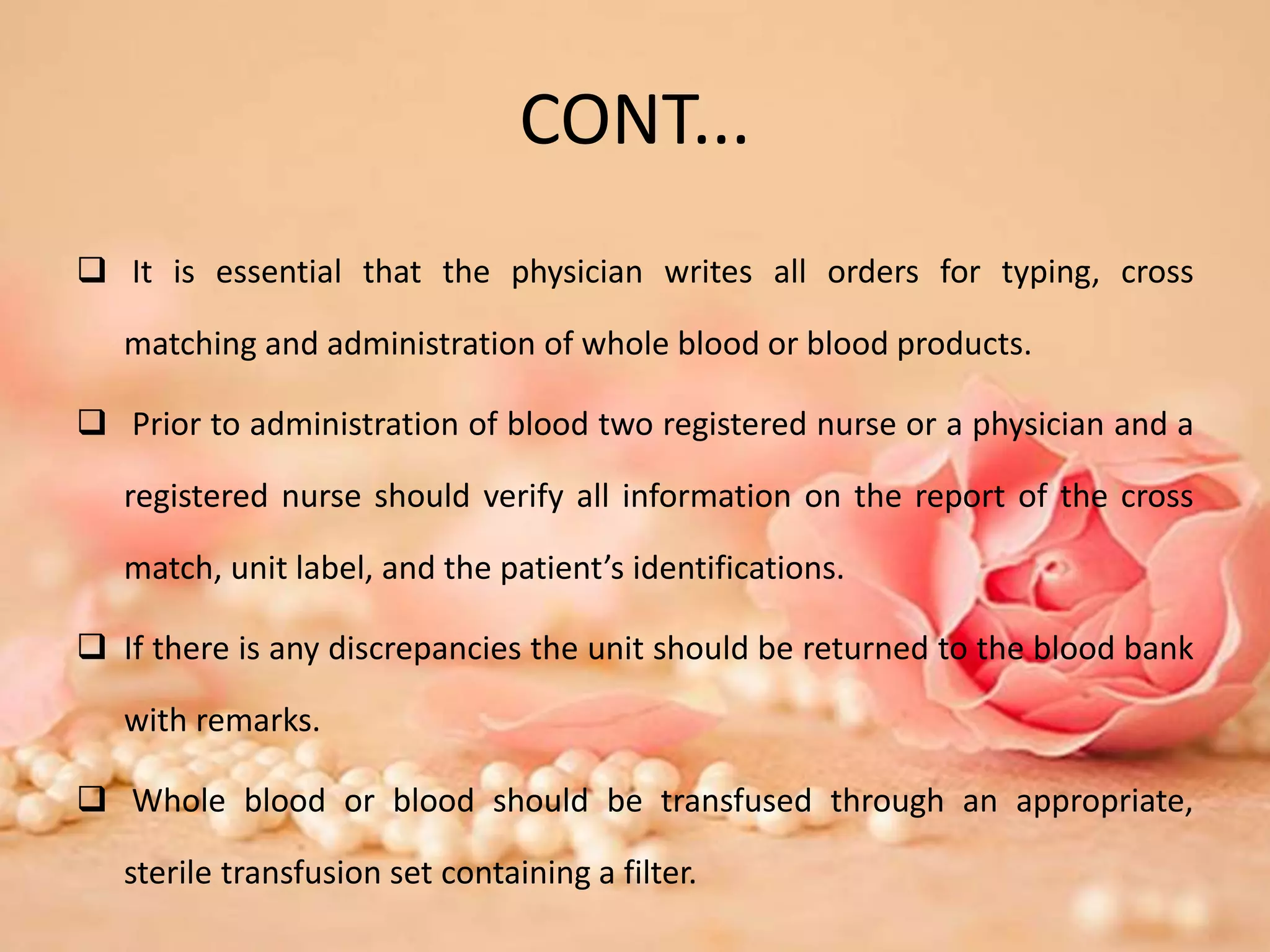 Ppt blood transfusion | PPTX