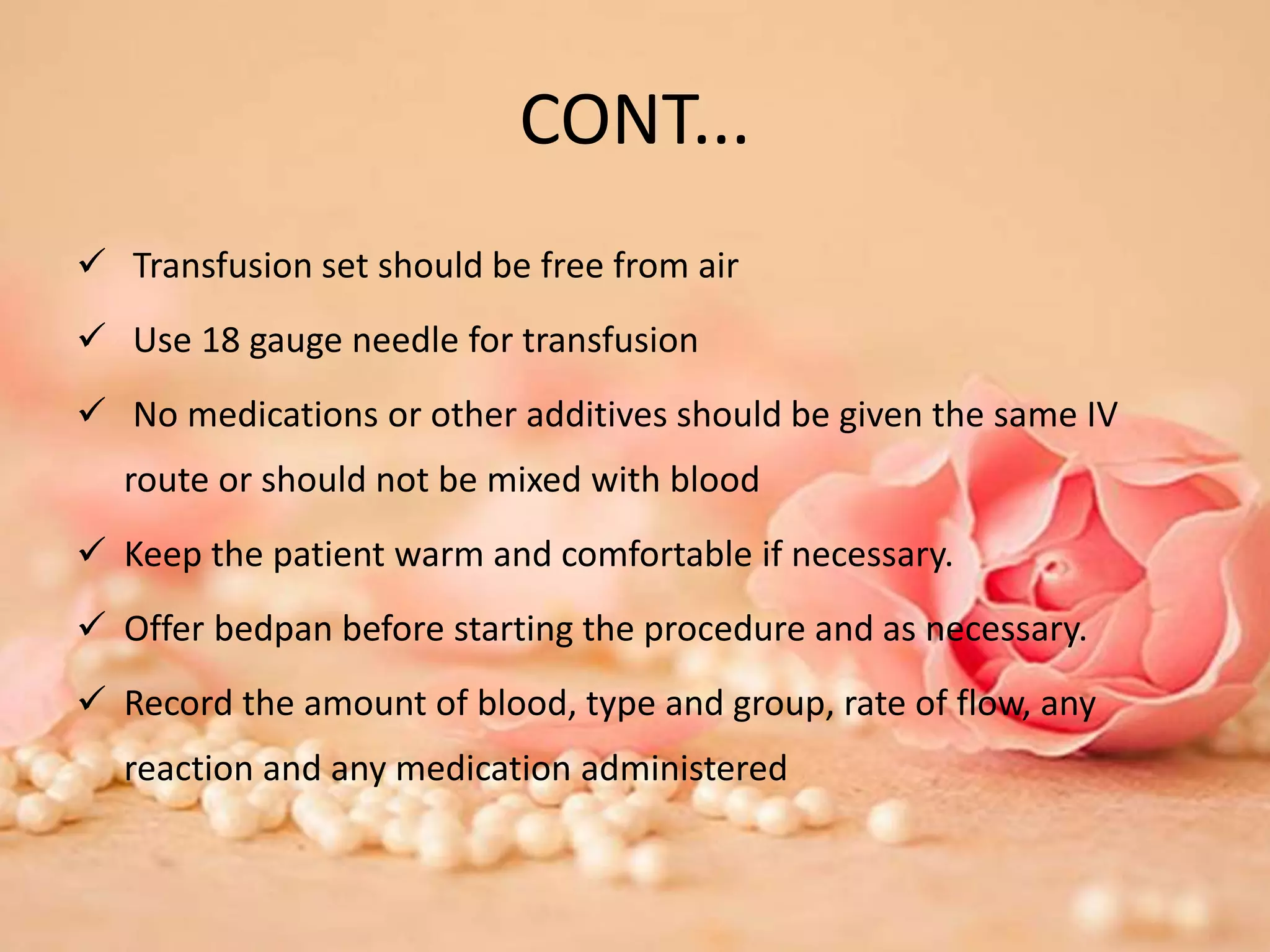 Ppt blood transfusion | PPTX