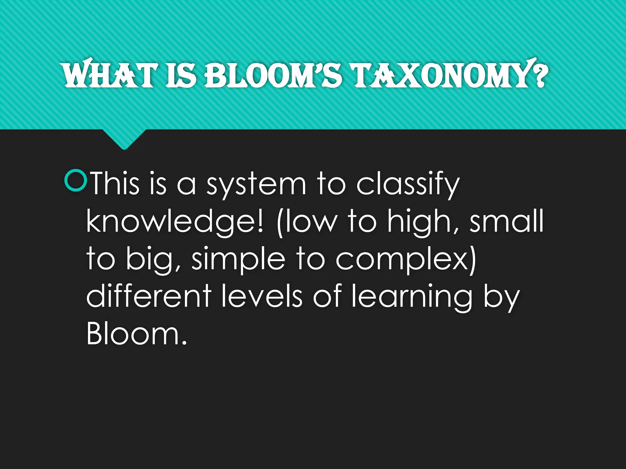 PPT Blooms taxonomy structuring the learning jourey.pptx | Chemistry ...