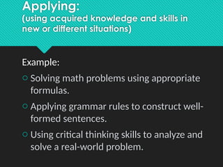 PPT Blooms taxonomy structuring the learning jourey.pptx