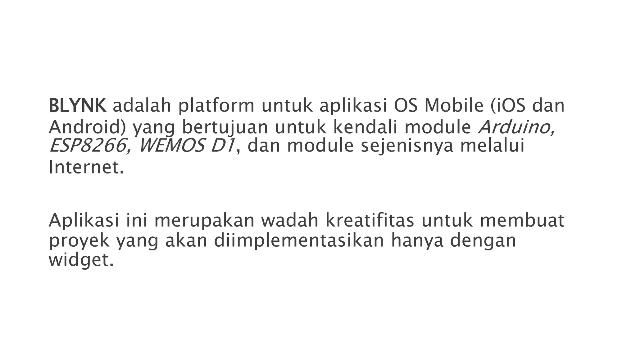 internet of things (iot) for blynk dengan menggunakan nodemcu.pptx internet of things (iot) for blynk dengan menggunakan nodemcu.pptx