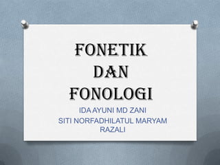 fonetik fonologi | PPT