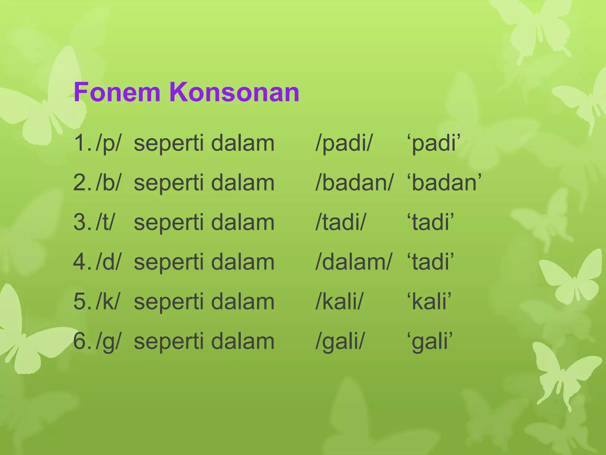 FONETIK DAN FONOLOGI bmm3108 | PPTX