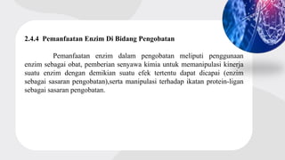 Ppt Botani Farmasi 2. Enzim dan Perannya Kelas 2I Dosen Yayuk Putri ...