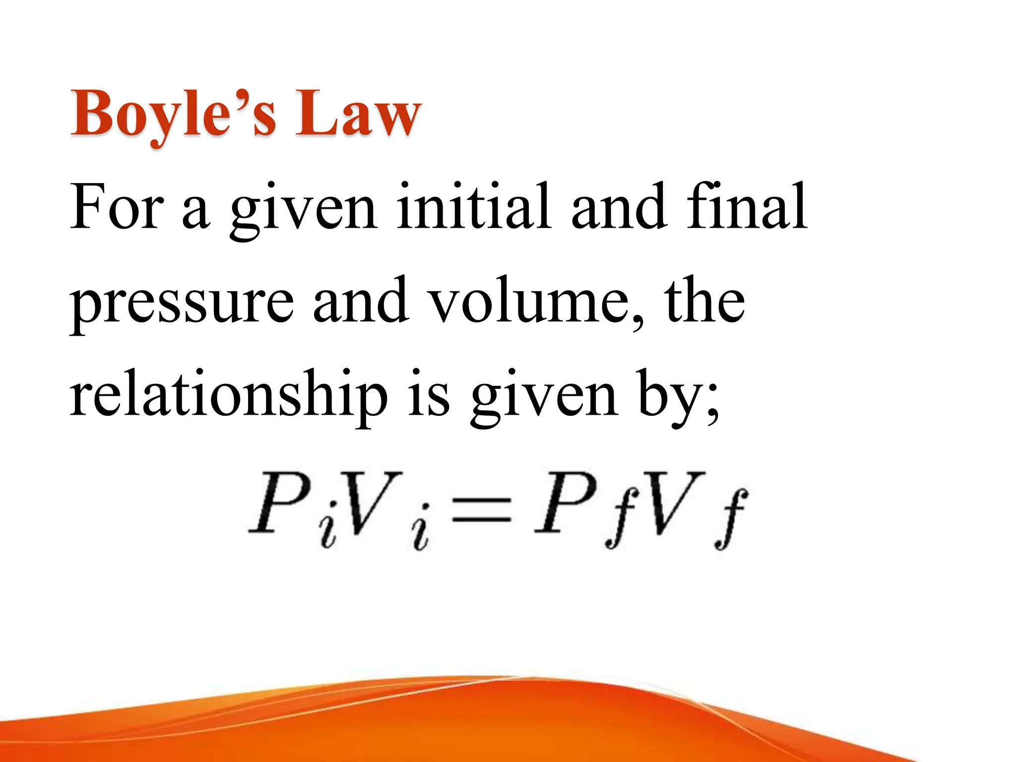 Powerpoint Presentation for Boyles law.. | PPTX | Physics | Science