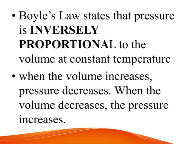 Powerpoint Presentation for Boyles law.. | PPT