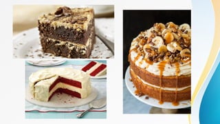 Classification of cakes, cake products, mixing method | PPTX