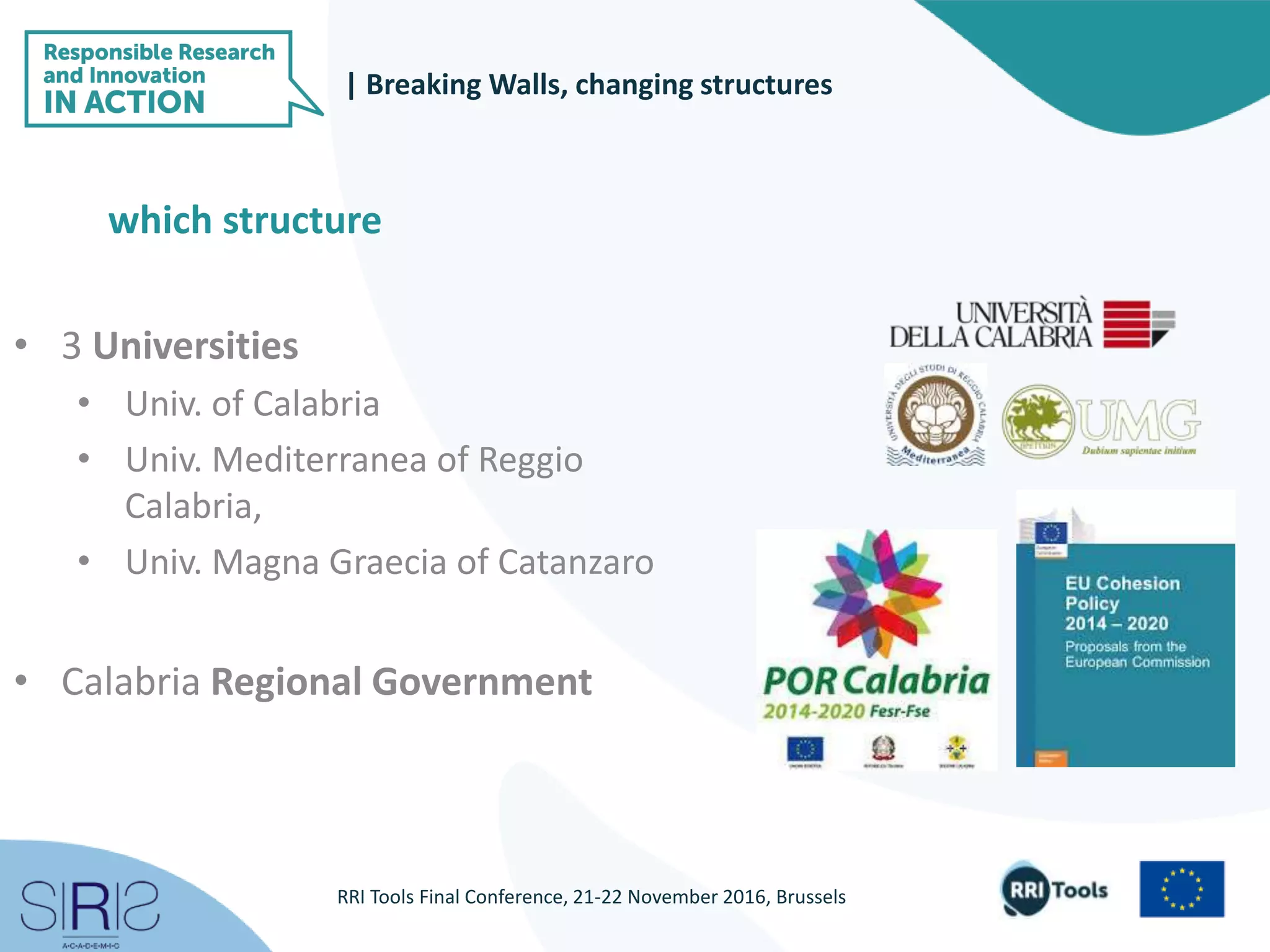 Presentation by Bernardo Rondelli and Solagne Chavel, SIRIS Academic | PPT