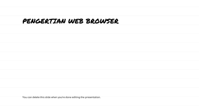 PPT INFORMATIKA MATERI BROWSER KELAS IX SMP | PPT