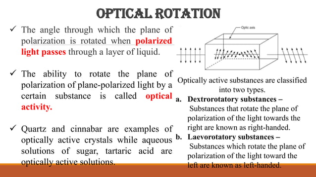 Optical rotary dispersion methods a new technology | PPT