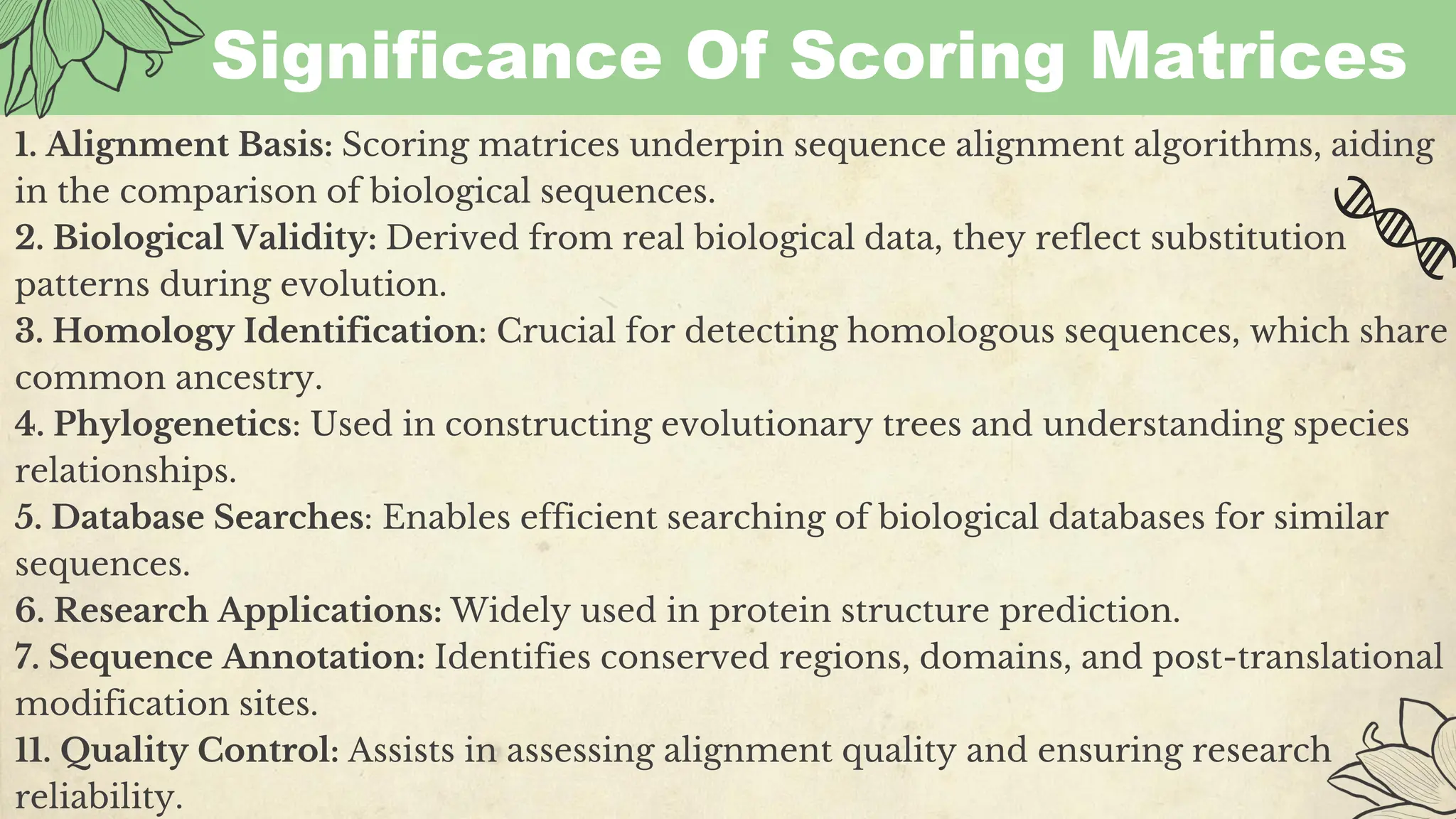 powerpoint presentation on bioinformatics blosum | PDF