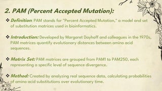 powerpoint presentation on bioinformatics blosum | PDF
