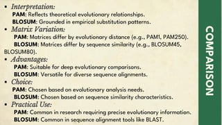 powerpoint presentation on bioinformatics blosum | PDF