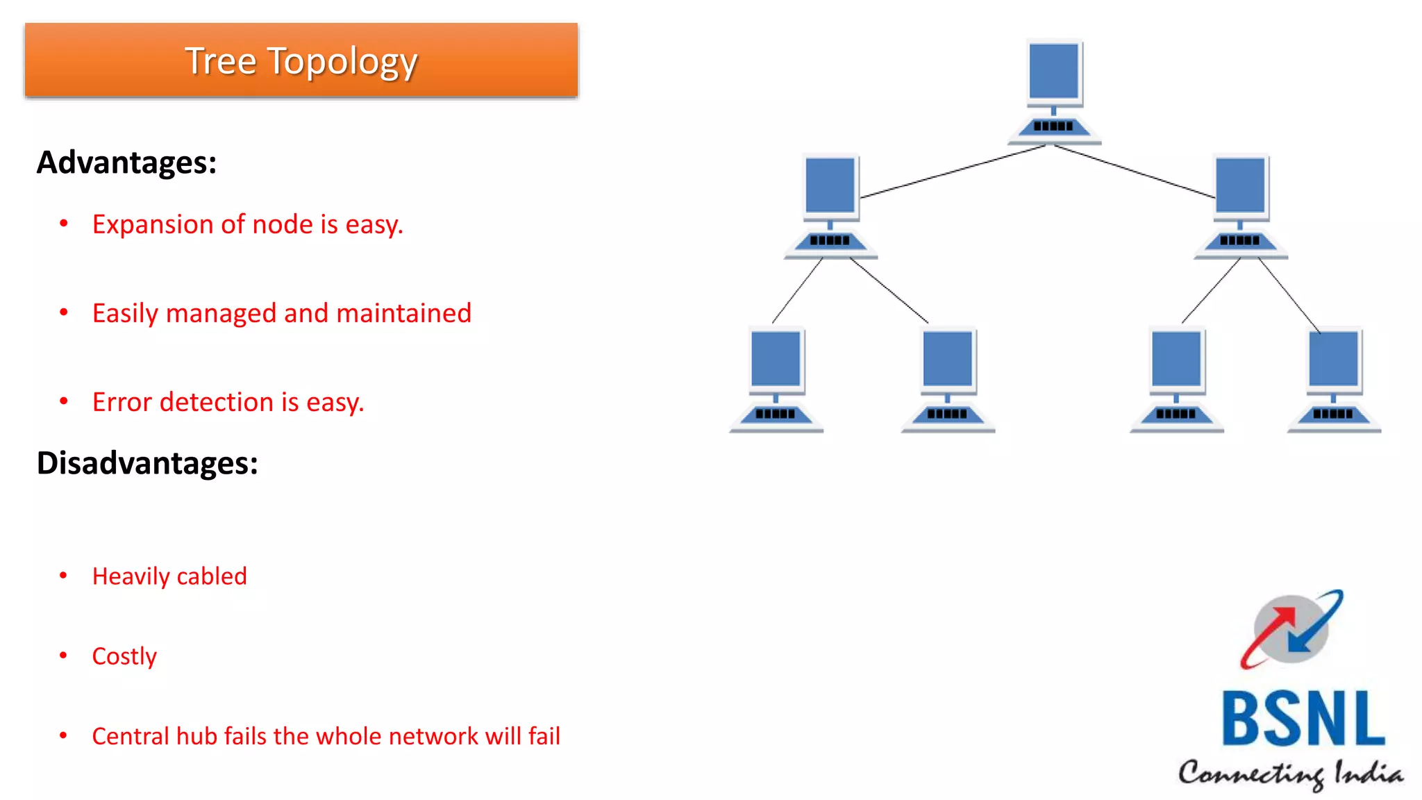 Network Topology Bsnl Internship | PPTX