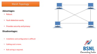 Network Topology Bsnl Internship | PPTX