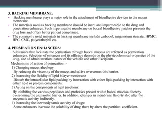 Buccal Drug Delivery System | PPTX