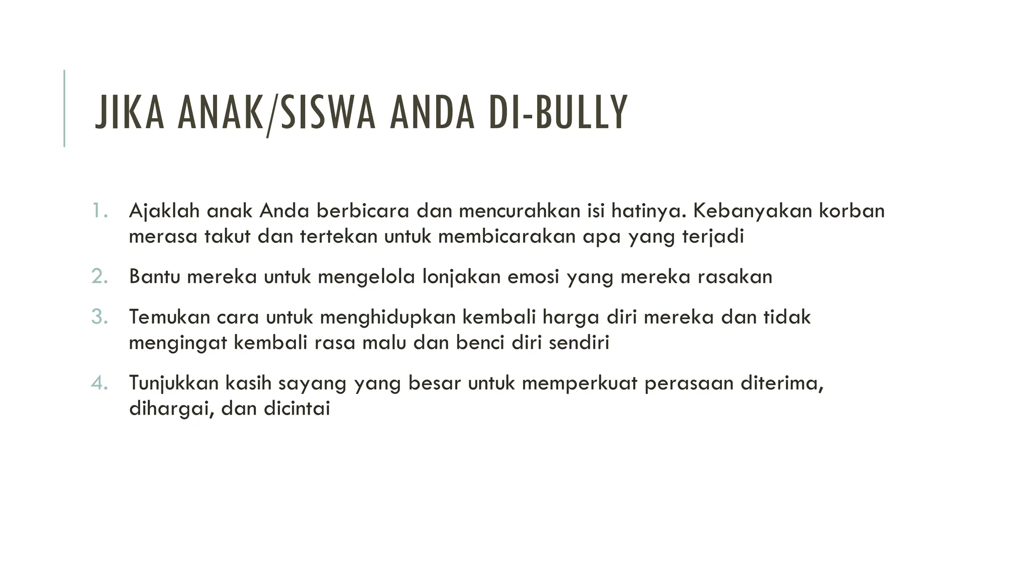 ppt bullying di sekolah dan cara untuk pencegahannya.ppt