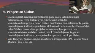 Silabus Dalam Kurikulum | PPTX