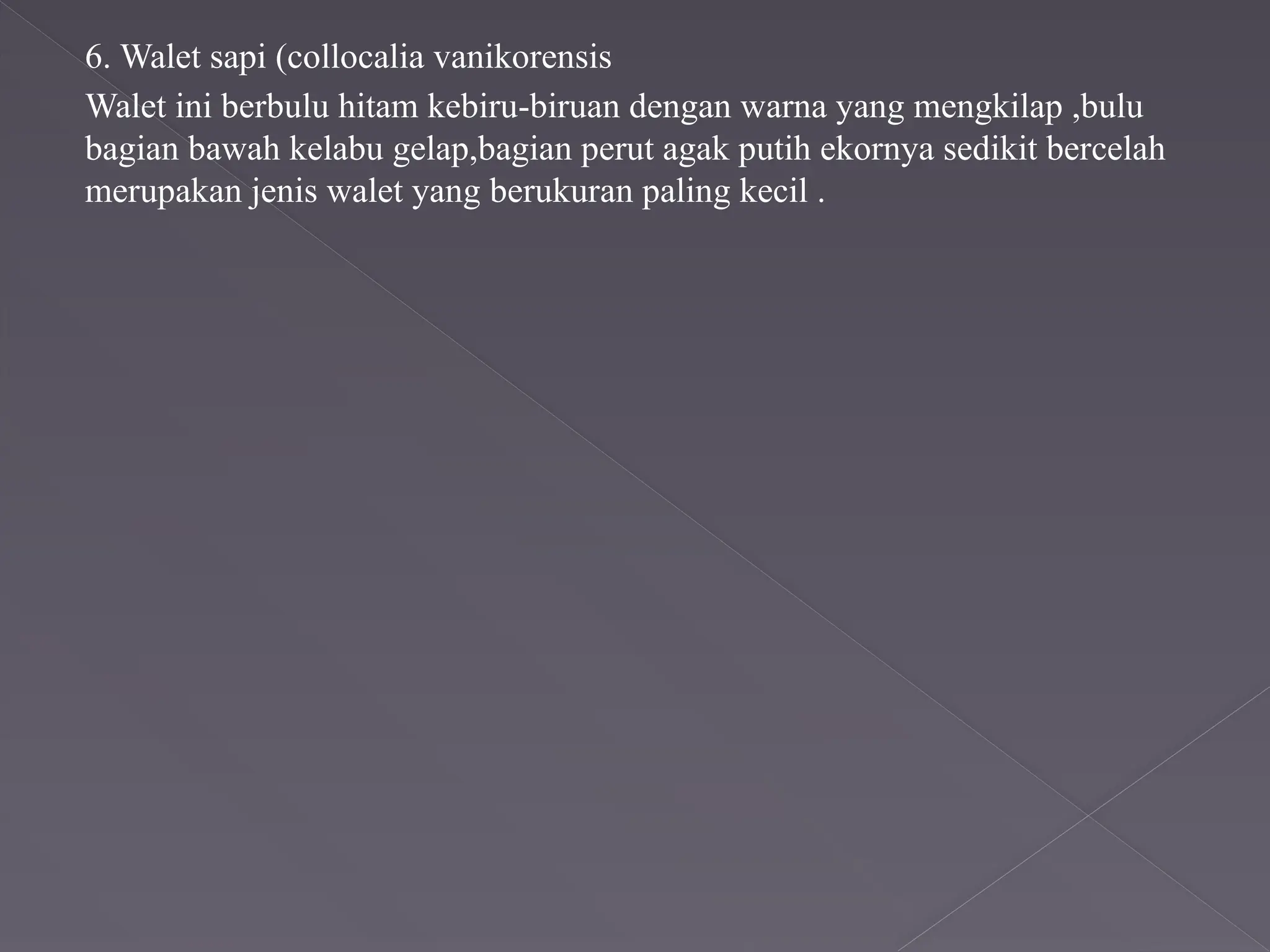 Burung Walet oleh kelompok mahasiswa 1.pptx