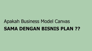 Contoh Bisnis Model Canvas | PDF