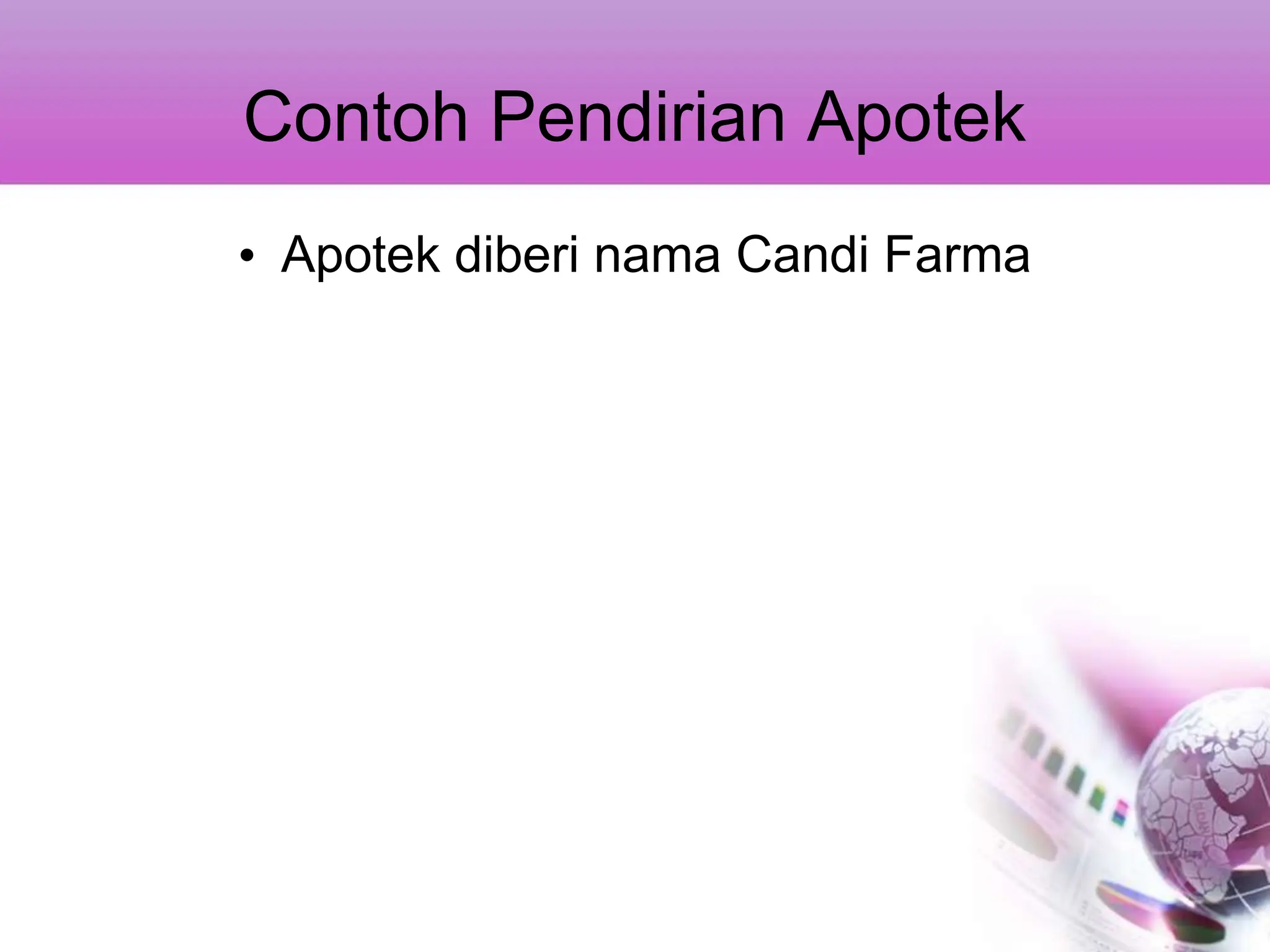 business plan pembuatan apotek presentation ppt | PPTX
