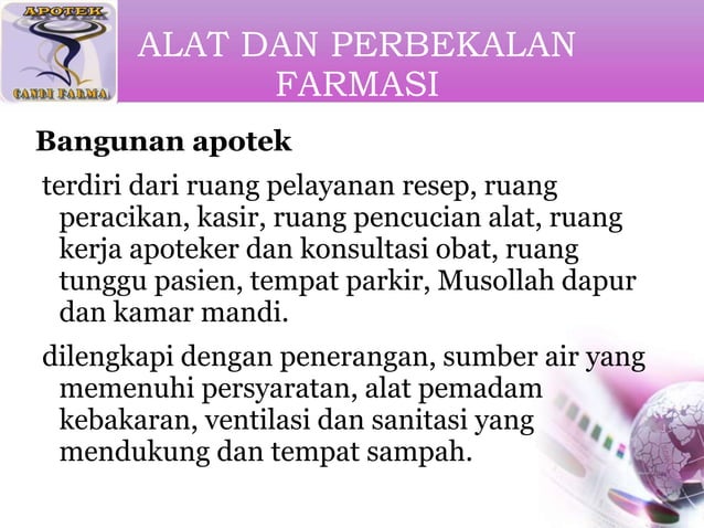 Business Plan Pembuatan Apotek Presentation Ppt Pptx