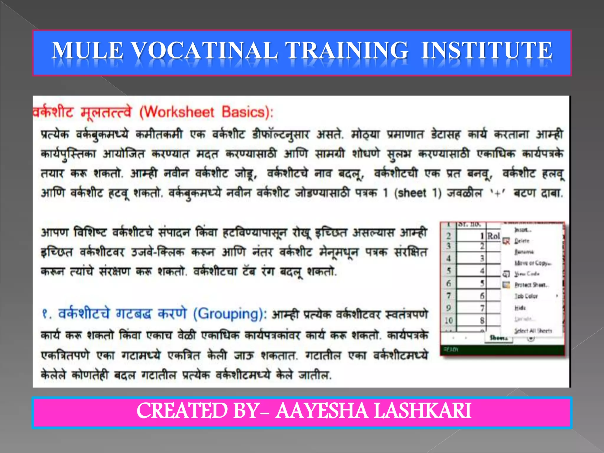 PPT BY AAYESHA LASHKARI | PPT