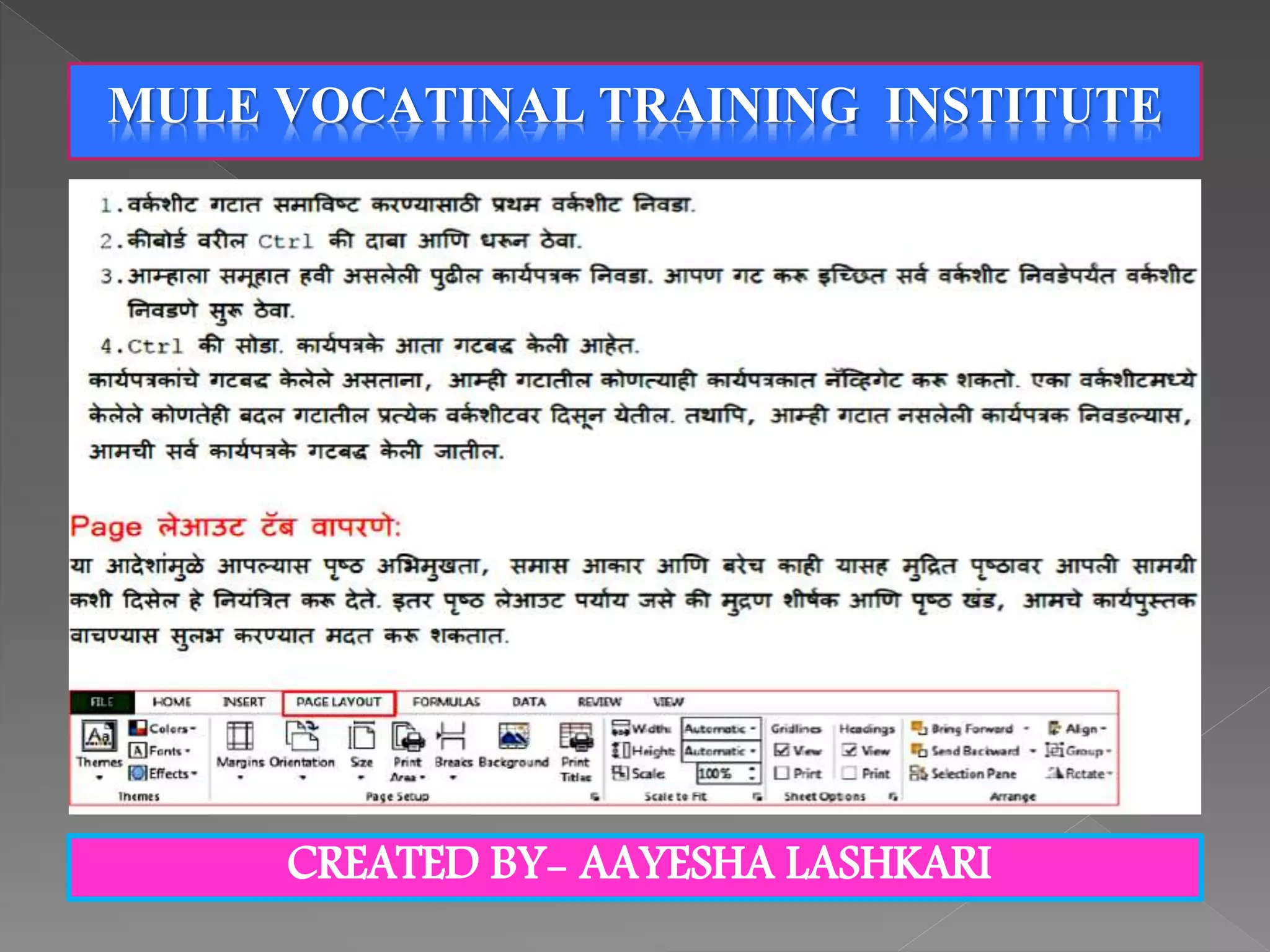 PPT BY AAYESHA LASHKARI | PPT