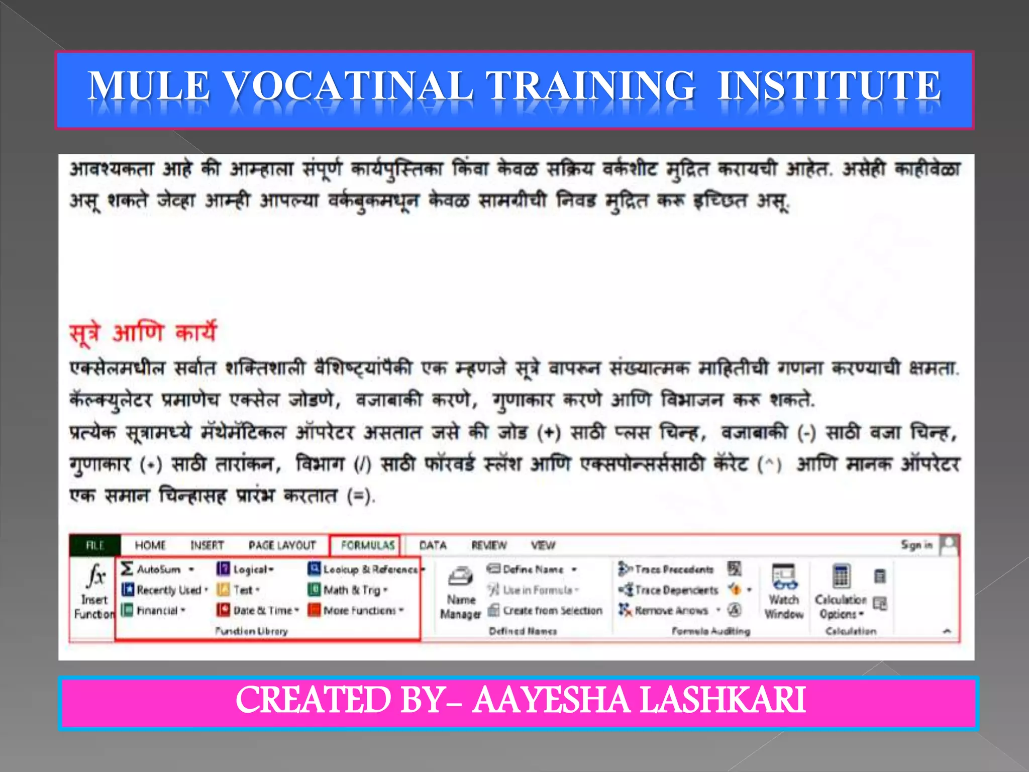 PPT BY AAYESHA LASHKARI | PPT