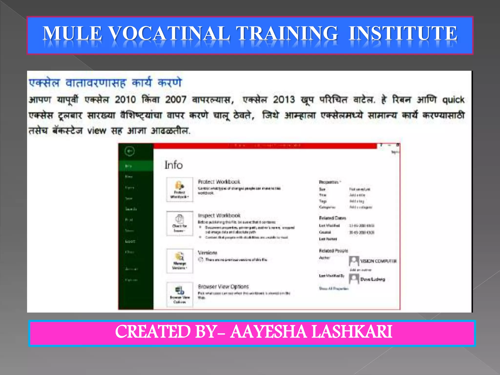 PPT BY AAYESHA LASHKARI | PPT