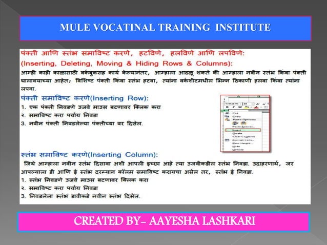 PPT BY AAYESHA LASHKARI | PPT