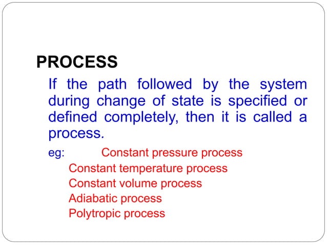BASIC CONCEPTS OF THERMODYNAMICS | PPTX