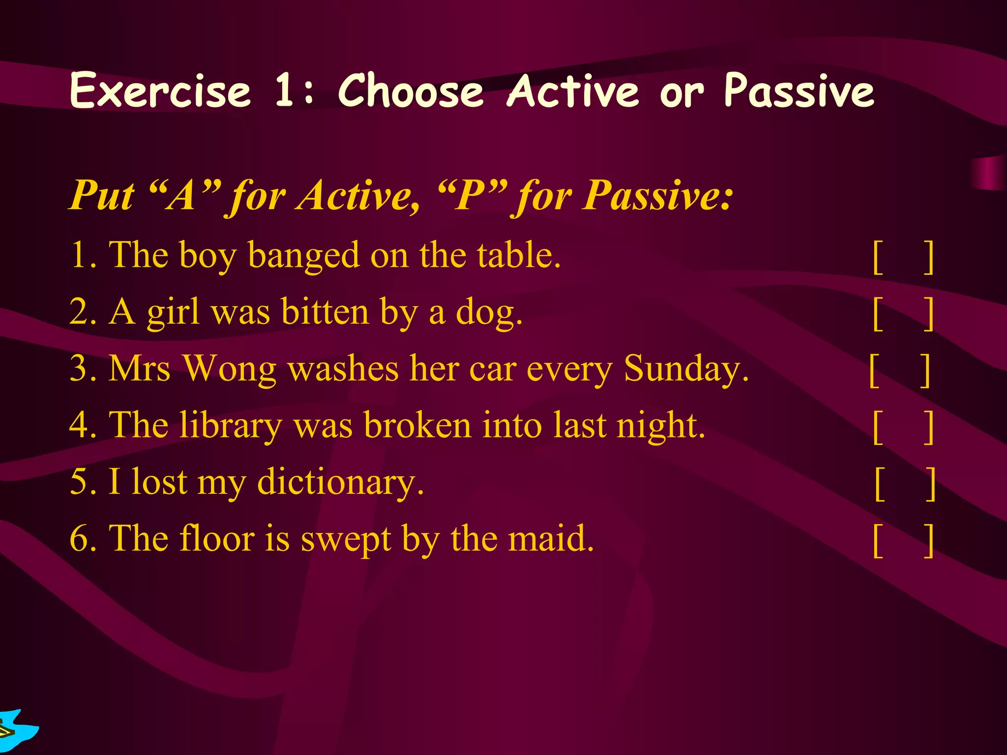 Active and Passive Voice --- Arman | PPT