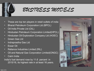 filling stations in india | PPT