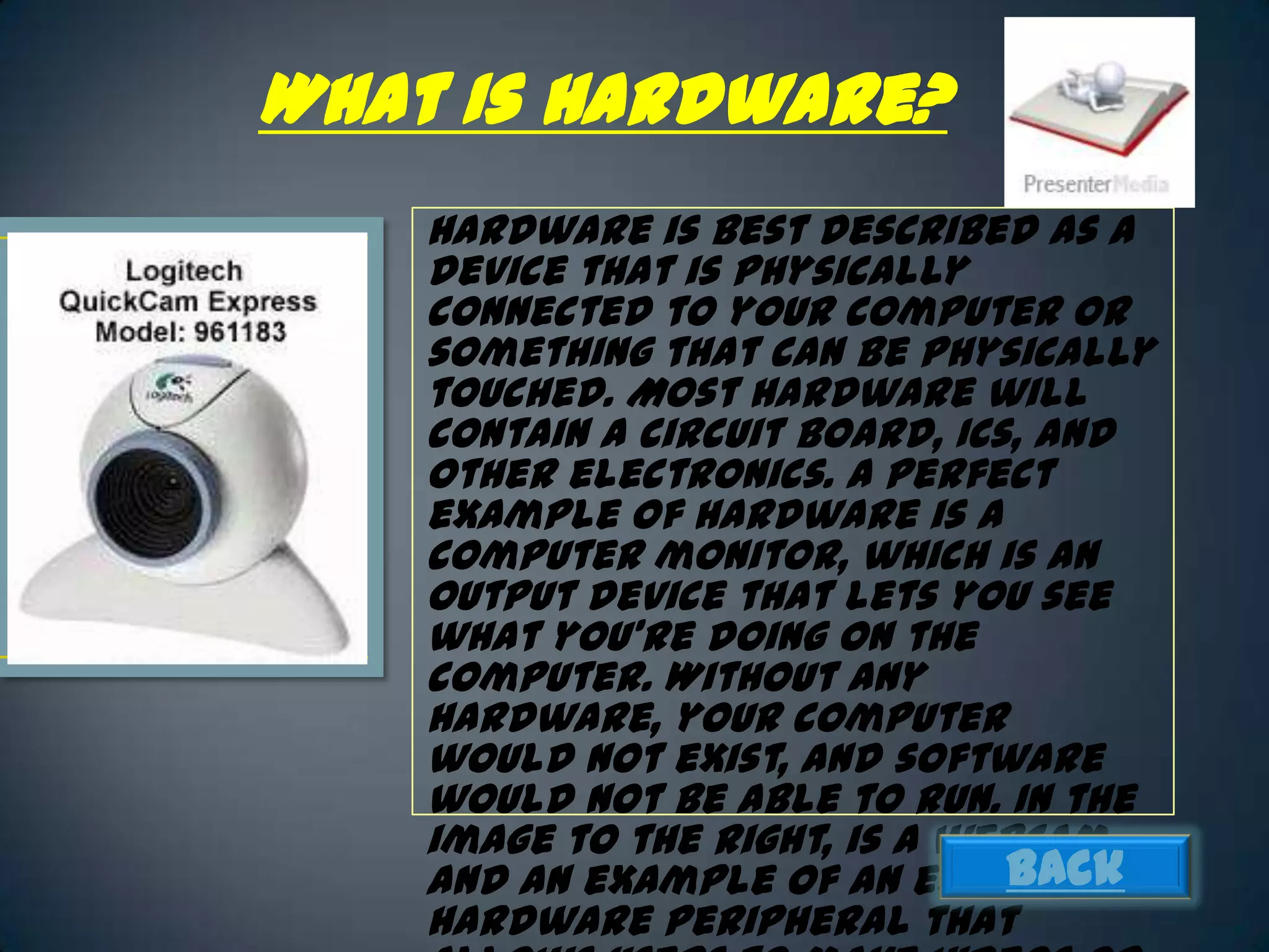 PPT ON HARDWARE AND CONCEPT | PPTX