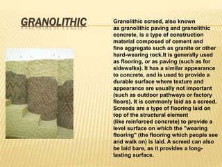 Ppt by maruthish on floors | PPTX