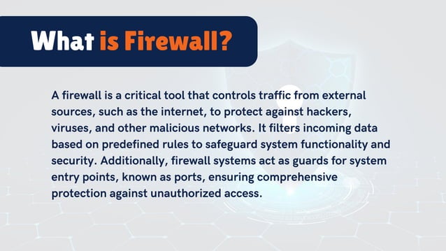 ppt by Mehak (Decoding Firewalls Types, Functions, And How To Select ...