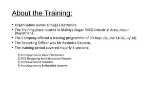 Omega Electronics, Jaipur | PPT