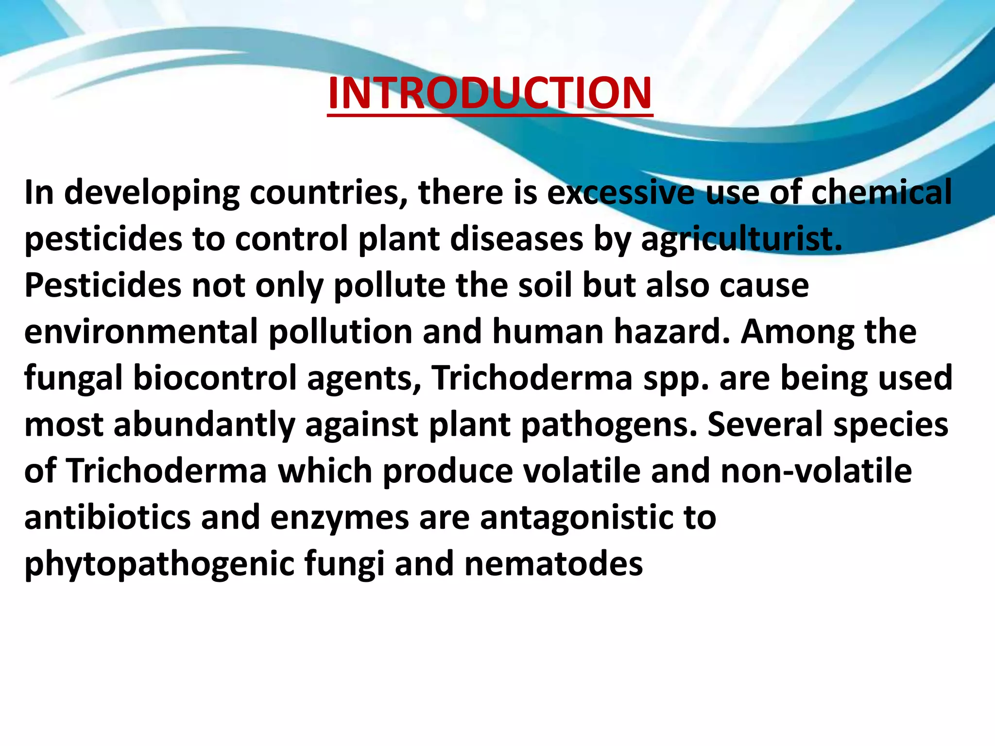 Mass Production of Trichoderma | PPTX