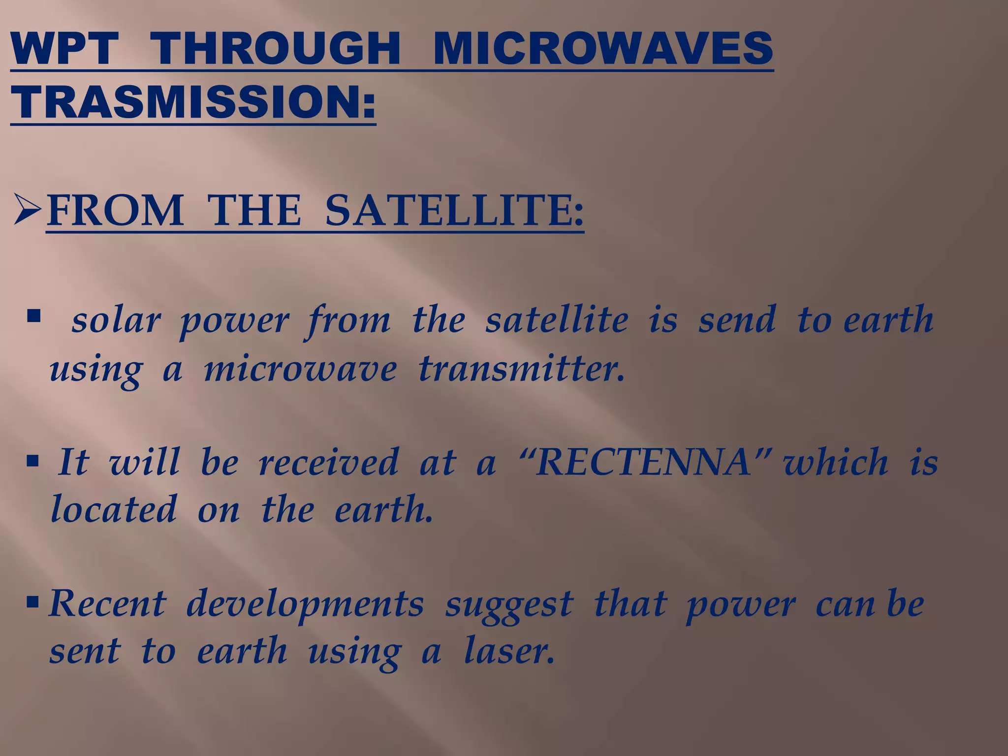 Wireless power transmission | PPTX