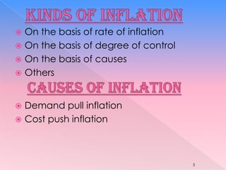 Inflation in India | PPTX