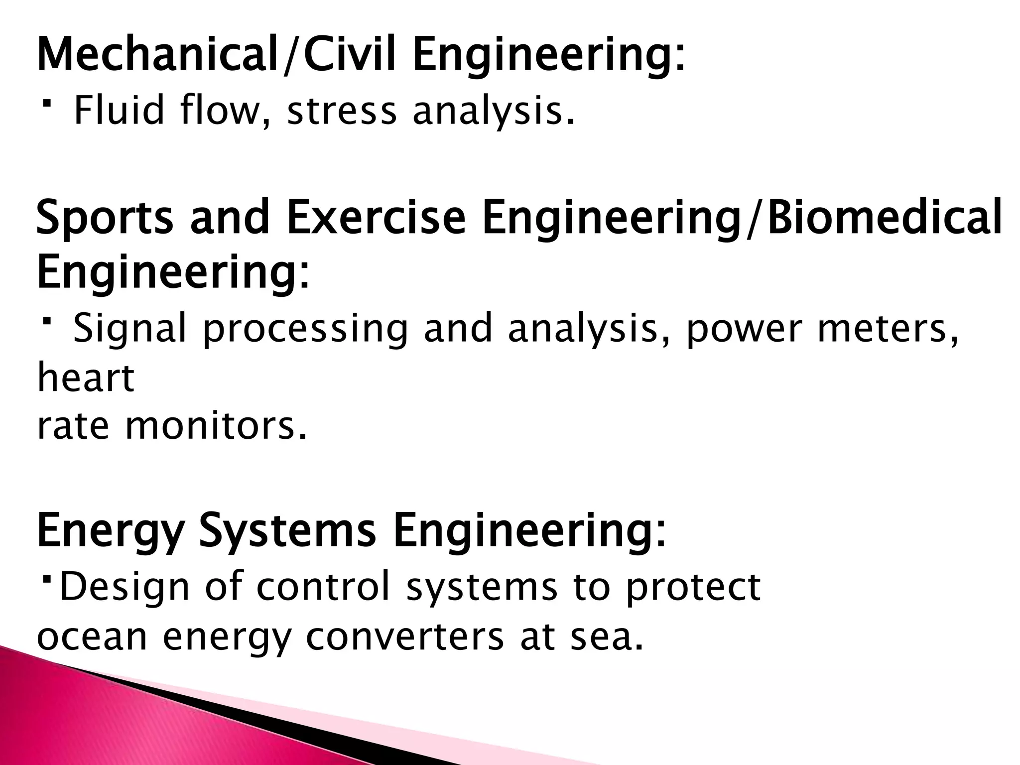 Ppt by s k singh application of maths in science and engg. | PPTX