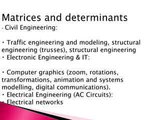 Ppt by s k singh application of maths in science and engg. | PPTX