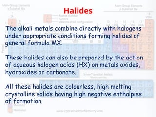 PPT on S block Elements - Alkali metals and Alkaline Earth Metals | PPTX