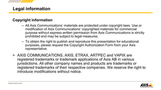 Axis Network | PPTX | Digital Audio | Computer Software and Applications