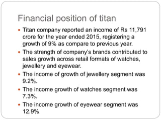 Ppt (ca2)CASE STUDY ON TITAN | PPTX